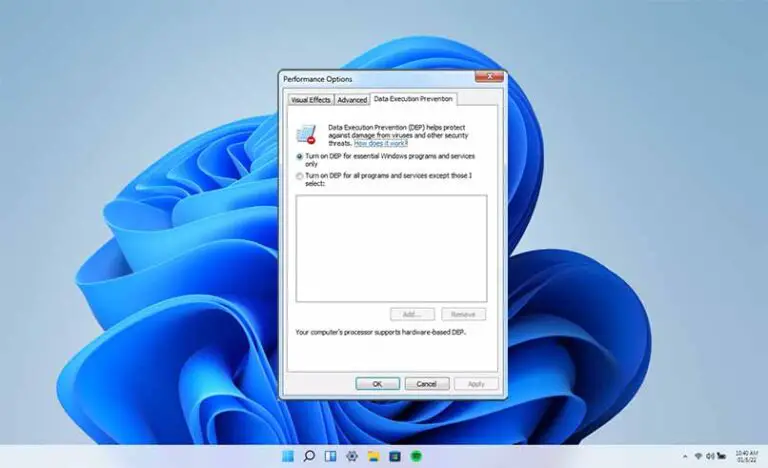 Wie aktiviere oder deaktiviere ich DEP in Windows 11, um Programme ...